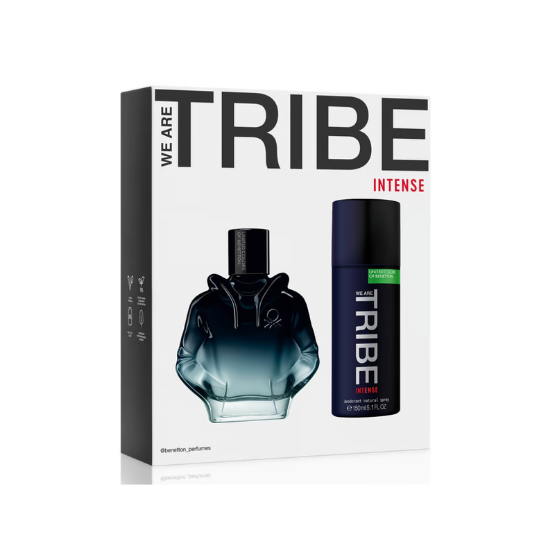 Set Benetton We are Tribe Intense EDP 90 ml + Deo 150 ml – Cosmetic