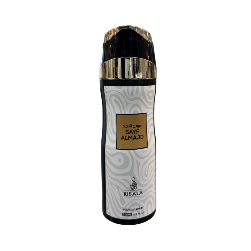 Desodorante Sayf Almajd Perfumed Spray 200 ml Risala – Cosmetic