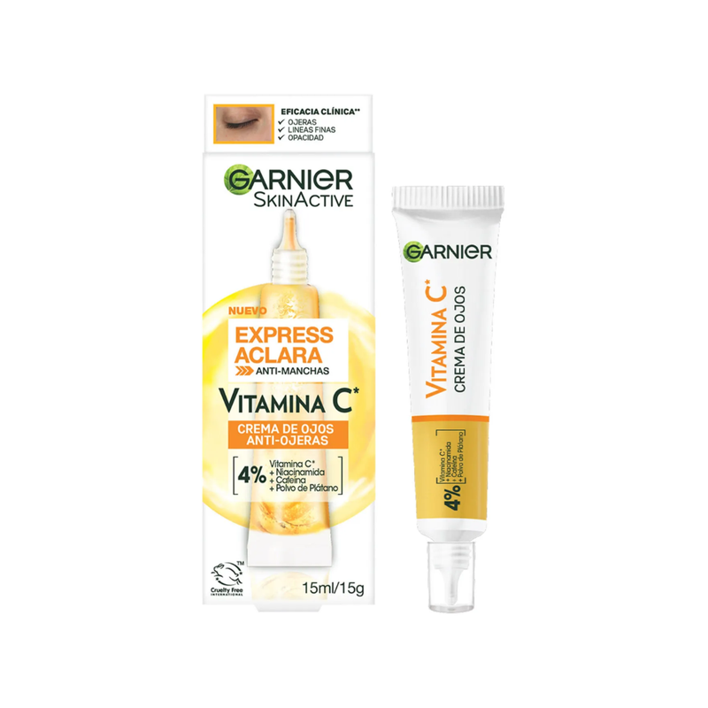 Garnier Express Aclara Anti-Manchas Crema de Ojos Anti-Ojeras 15ml – Cosmetic