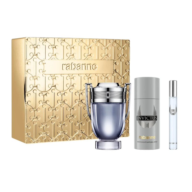Paco Rabanne Invictus EDT 100ml + 10ml + Deo 150ml HD 2024 – Cosmetic