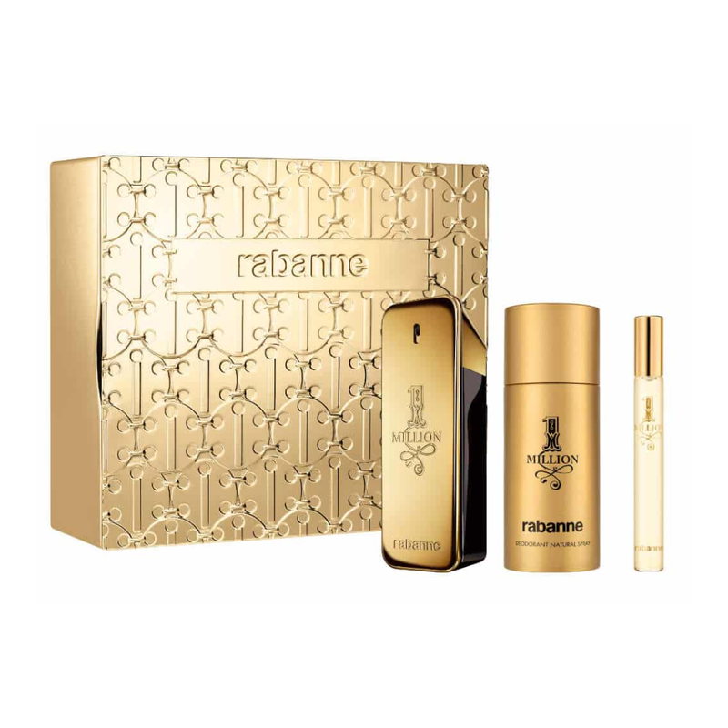 Set Paco Rabanne One Million EDT 100ml + 10ml + Deo 150ml HD 2024 – Cosmetic