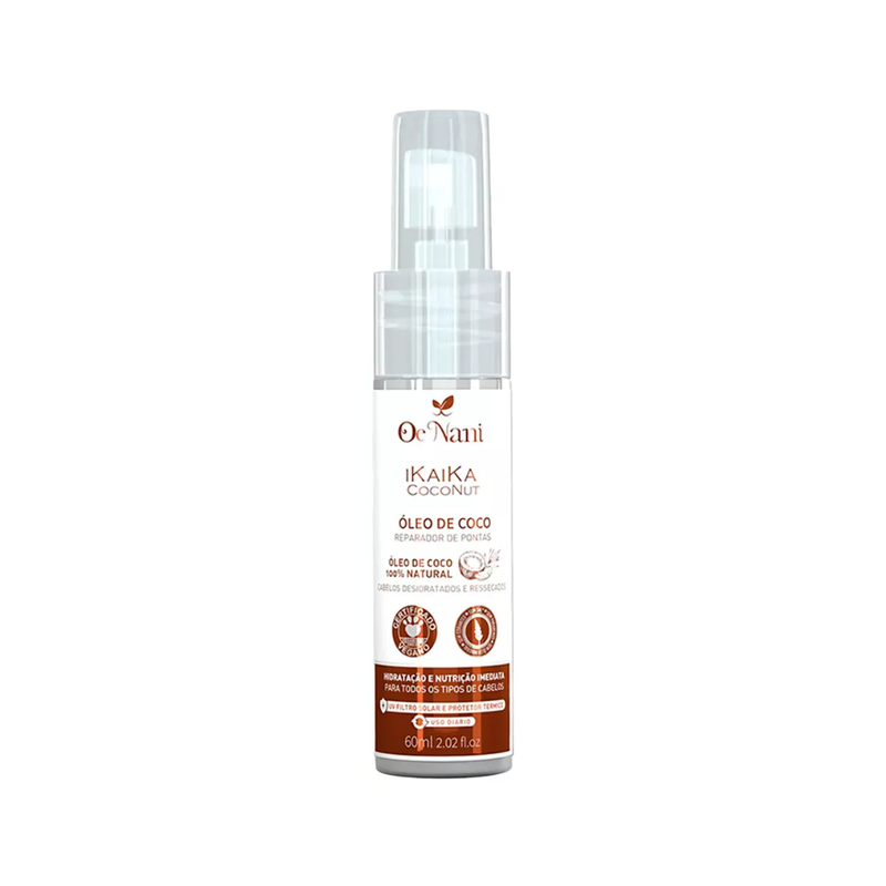Sérum Ikaika Coconut Óleo de Coco Reparador de Puntas 60ml. OE NANI ...