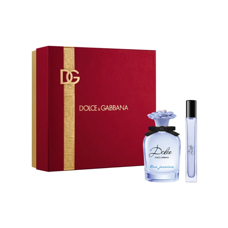 Set Dolce And Gabbana Dolce Blue Jasmine EDP 75ml + Mini 10ml – Cosmetic