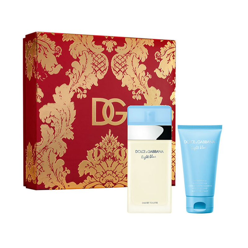 Set Dolce And Gabbana Light Blue EDT 100ml + Crema Refrescante 50ml ...