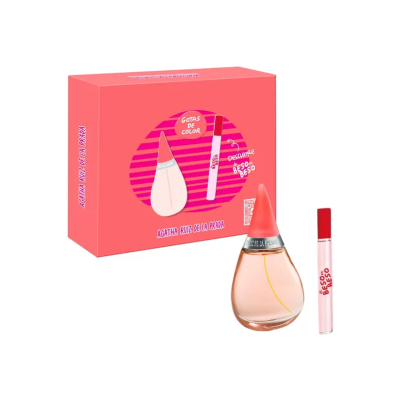Set Perfume Agatha Ruiz De La Prada Gotas de Color EDT 100 ml + de Bes ...