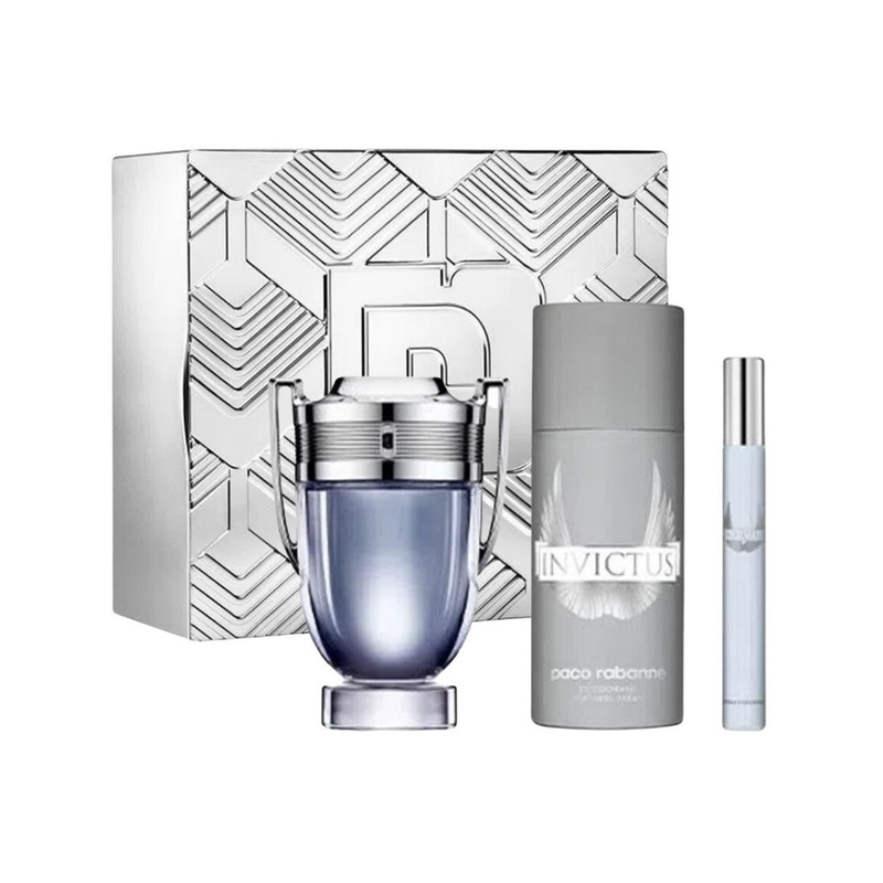 Set Perfume Invictus EDT 100 ml + Deo 150 ml + Mini 10 ml HD 2022 ...