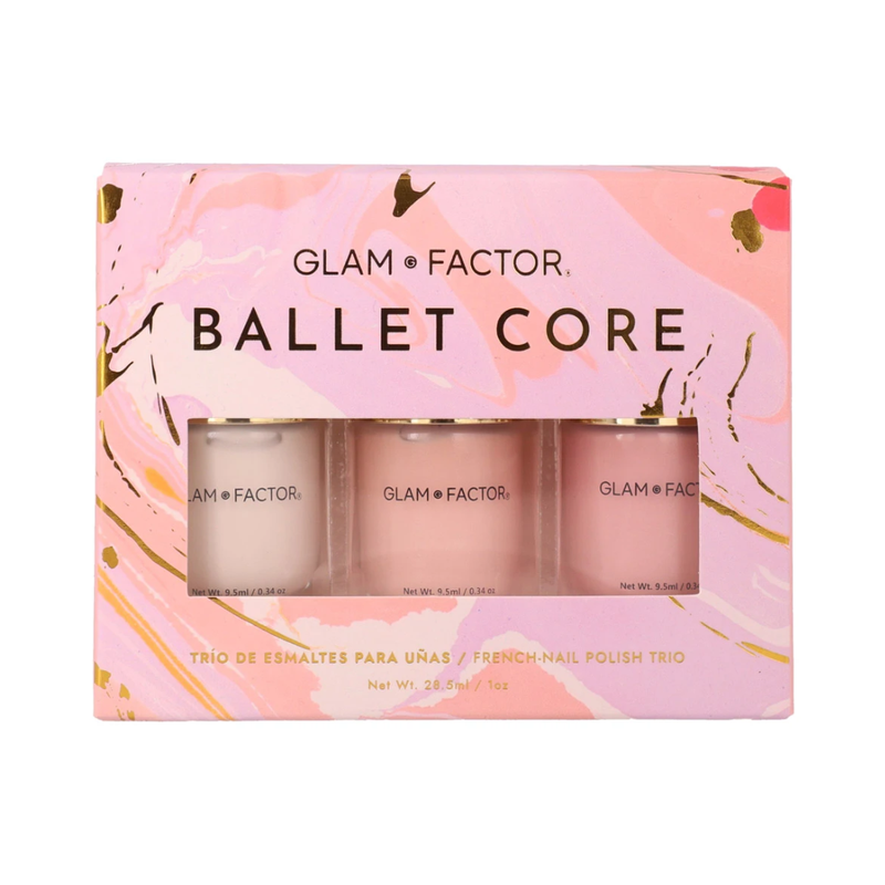 Trío de Esmalte para Uñas Ballet Core – Cosmetic