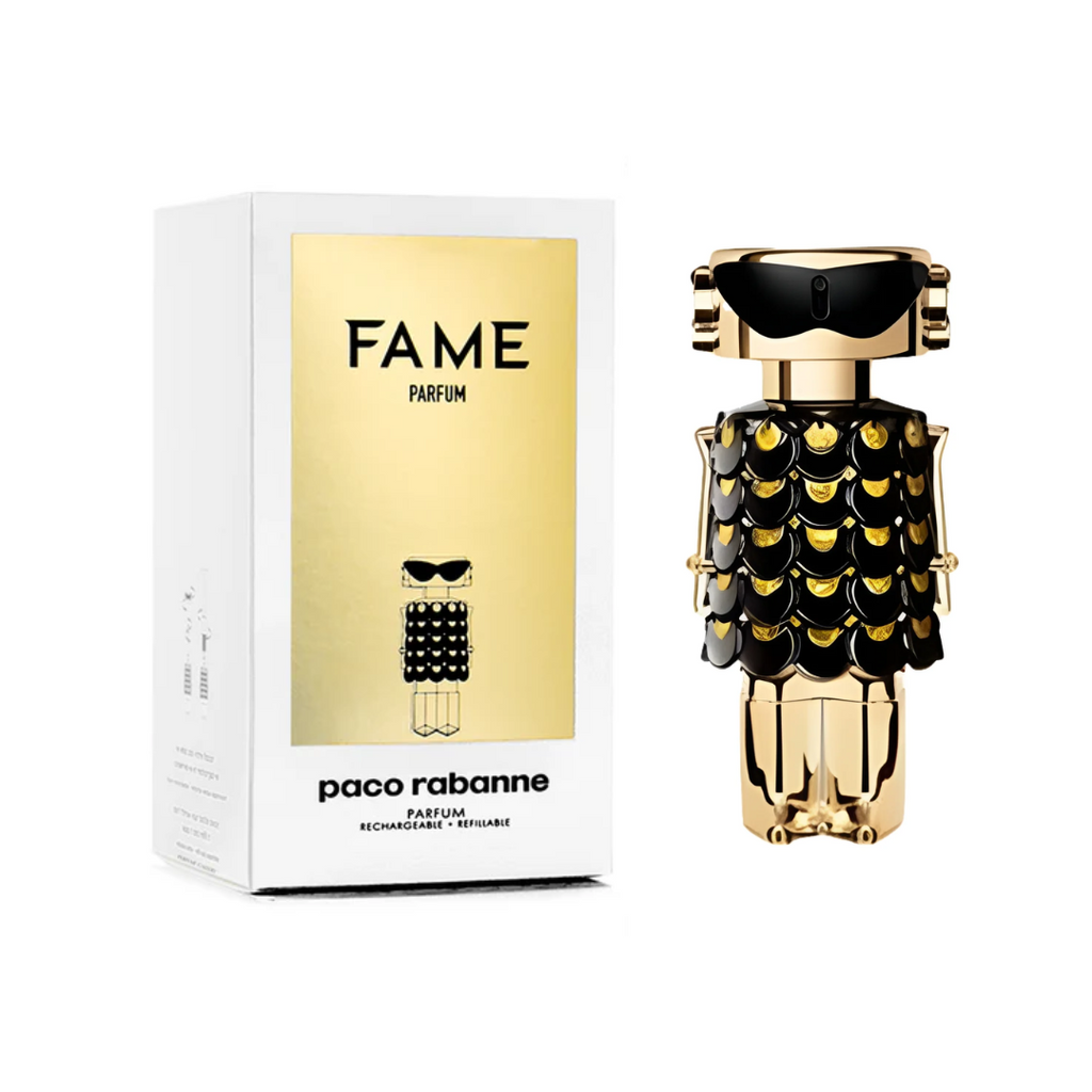 Paco Rabanne Fame Parfum 80 ml + Spray 1,5 ml Recargable / Refillable ...
