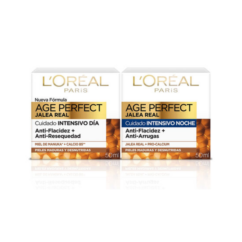L'Oréal Paris Age Perfect Jalea Real Crema Dia + Crema Noche x 1 Pack ...