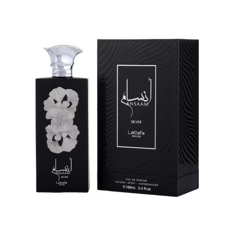 Lattafa Pride Ansaam Silver EDP 100 ML Unisex – Cosmetic