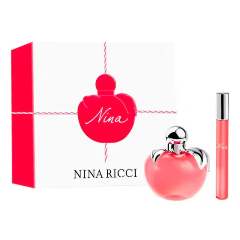 Nina Ricci EDT 80 ML + ROLL ON 10 ML SET – Cosmetic