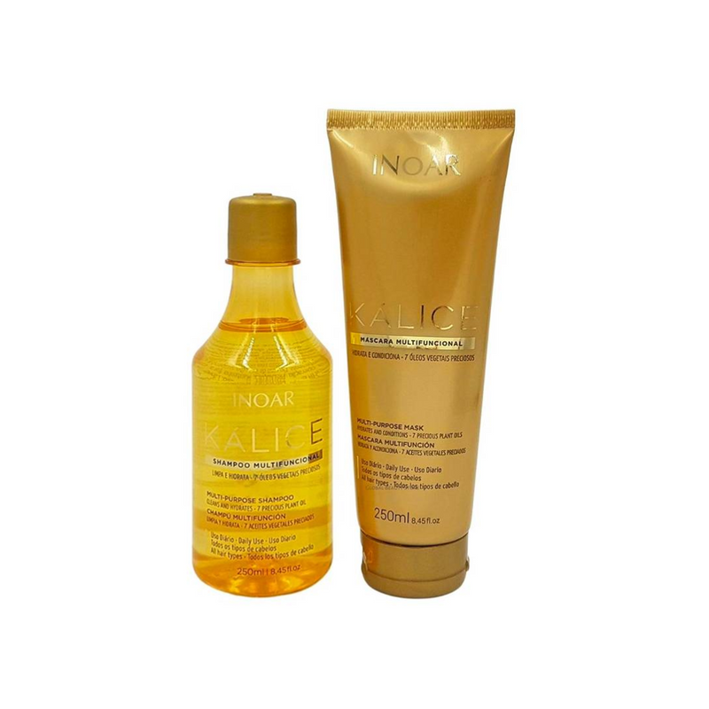 Pack Compuesto por INOAR Shampoo Kálice 250 ml + Máscara Kálice 240 ml ...