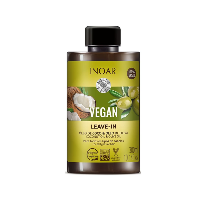 Vegan Leave-In INOAR 300 ML / Todo Tipo de Cabellos – Cosmetic