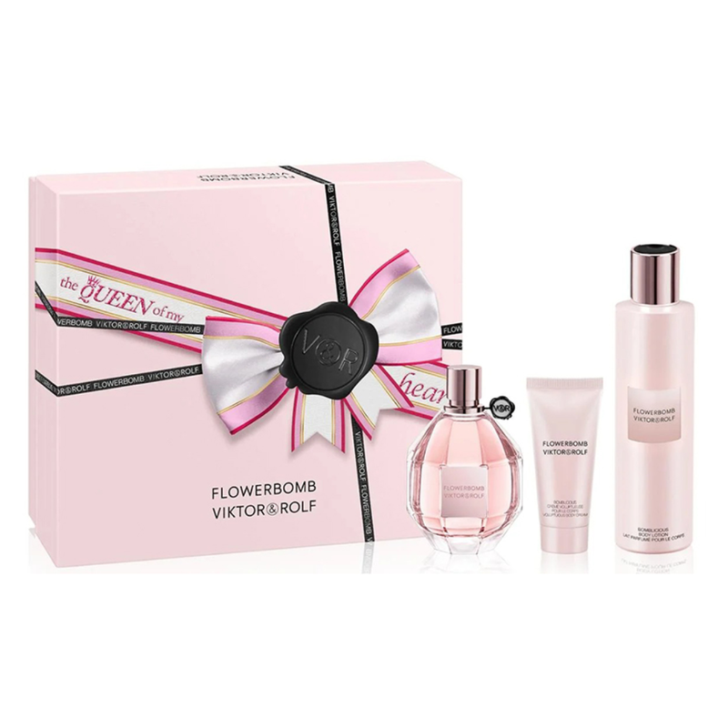 Viktor And Rolf Set Flowerbomb EDP 100 ml + Body Lotion + Body Cream ...