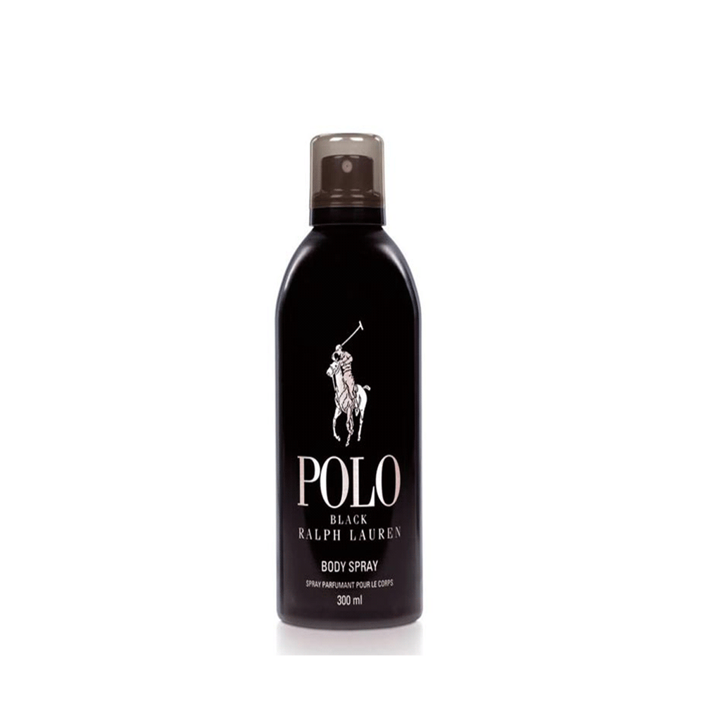 Polo Black Body Spray Hombre 300ml – Cosmetic